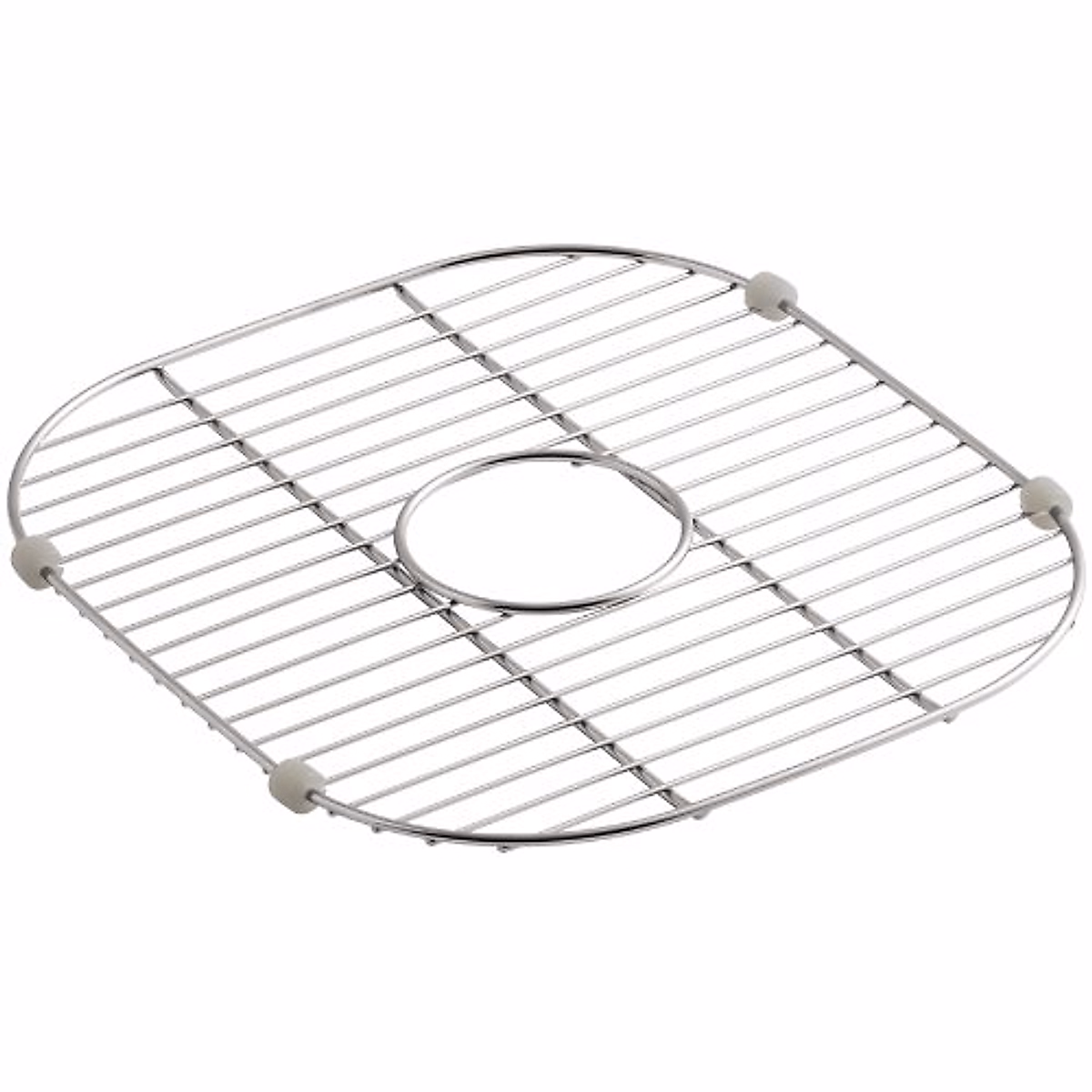 KOHLER 6390-ST Sink Rack, 13-1/2-Inch X 14-7/8-Inch for K-3356 Undertone and K-3356-Hcf Undertone Preserve Sinks, Stainless Steel