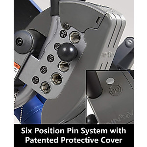 INNOVA HEALTH AND FITNESS ITM4800 Advanced Heat and Massage Inversion Table,Black/ Blue / Gray