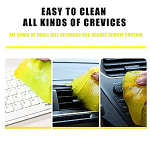 Car Cleaning Gel,2023 Car Accessories for Women and Man, 5-Pack Car Cleaning Supplies, Universal Car Detailing Kit,Auto Car Cleaning Kit Car Interior Cleaner for PC Tablet Laptop, Air Vents, Camera