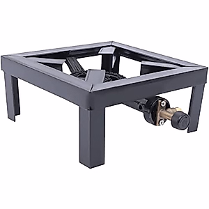 Grill Portable Outdoor Camping Stove 1 Burner Cooking Gas Cooker BBQ Grill Iron Burner Gas Camping Stove 20psi Gas Portable Cooker Single Burner Outdoor Camping Picnic Stove