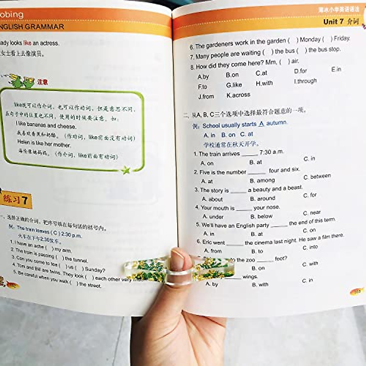 Thumb Book Page Holder Bookmark Dried Flower Resin Book Page Holder Transparent Handmade Personalized Flower Reading Accessories 2 Pcs (zisejia)