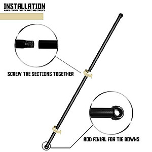 TANG Outdoor Pergola Shade Cover Canopy for Patio Deck Porch Backyard Gazebo Replacement Shade Cover with Spaced Grommets Weighted Rods 10'x16' Beige