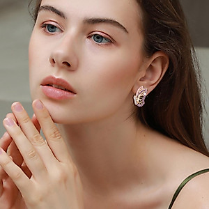 Gold Earrings for Women Trendy, Butterfly Earrings for Women Gold Hoop Earrings Gold Butterfly Earrings Hypoallergenic Stud