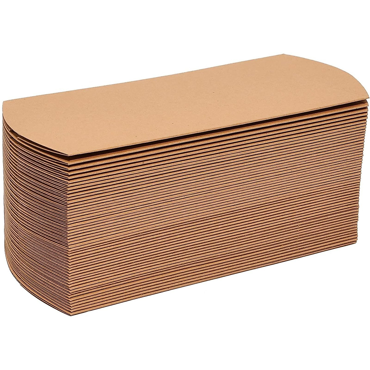 Kraft Paper Pillow Gift Box Set (50 Pack)