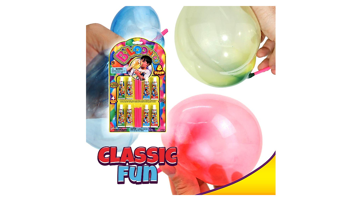 JA-RU Bloonies Magic Bubbles Balloons - Fun for All Ages