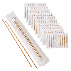 200 Sterile Cotton Tipped Applicators 6’’ - Long 6 inch Wooden Medical Cotton Tip Applicator Swabsticks with Shaft and Soft Swabs for Location Application, Cleaning, Crafts and More