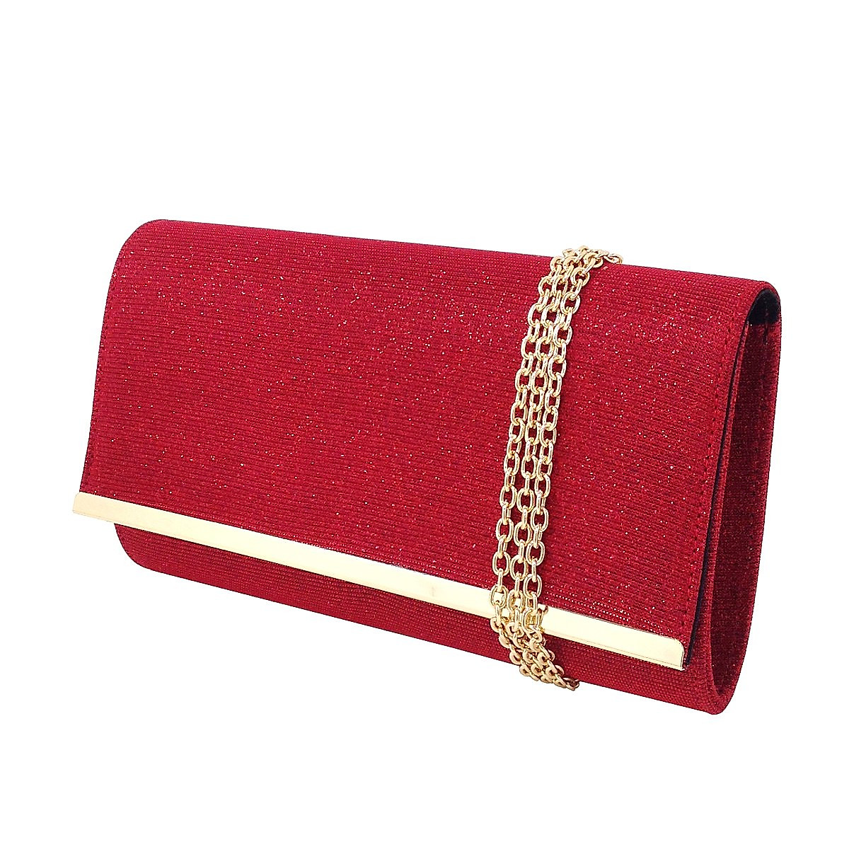 Glittering Evening Clutch (Red)