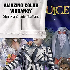Beetlejuice Poster Silky Touch Super Soft Throw Blanket 36" x 58",Poster