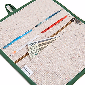 Freakmandu Collections Women's Wallet Vegan - Handmade Bifold Wallet 100% Cotton Made in Nepal