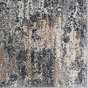 LUXE WEAVERS Euston Collection 7679 Grey 8x10 Abstract Area Rug