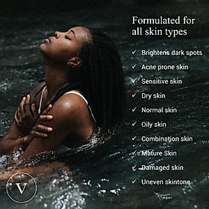 Valentia Pure Concentrated Vitamin C Serum for Face and Neck. Suitable for All Skin Types. No Parabans, Phthalates or Synthetic Vitamin C, Vegan Whole-Plant Extracts of Kakadu Plum, Acerola Berry.