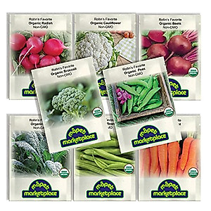 Organic Winter Vegetable Seeds Heirloom Seeds for Planting, Green Beans, Beets, Broccoli, Carrot, Cauliflower, Kale, Peas, Radish - Môpet Marketplace
