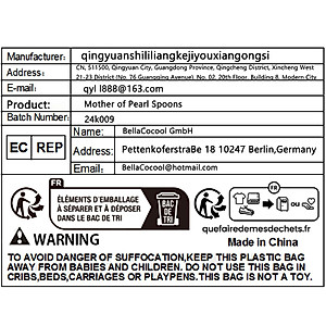 Caviar serving set - Caviar Spoons - Mother of Pearl Spoon Set with Gift Box Packaging - Serving Caviar Eggs and Dessert