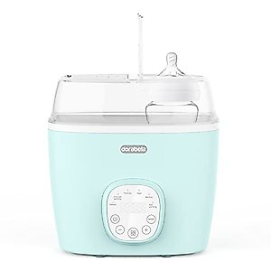 DORABELA Baby Bottle Warmer, 8-in-1 Fast Double Bottle Warmer for Baby Food Heating and Defrosting, BPA Free, Smart Operating Panel, 24H Temperature Control and Preset Time for Breastmilk or Formula