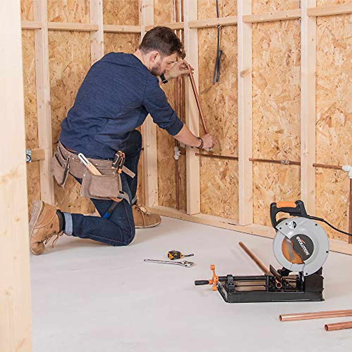 Evolution Power Tools RAGE4 7-1/4-Inch TCT Multipurpose Cutting Chop Saw