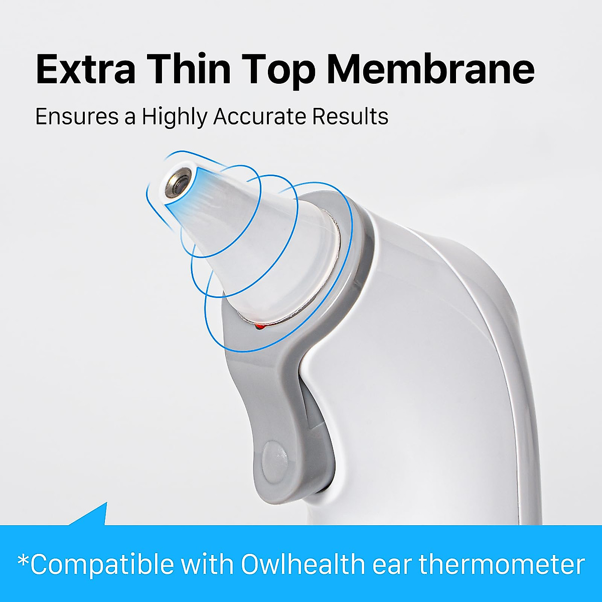 [Ear Thermometer Kit ] Femometer Family 1015 Ear Thermometer and 96X Probe Covers