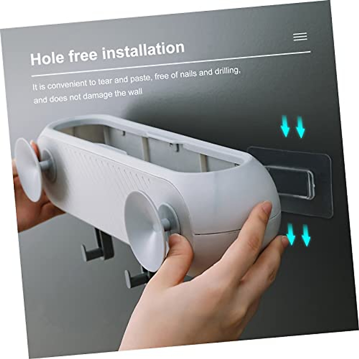 YARNOW 1pc Storage Rack Washcloth Holder Pan Holder Pot Lid Rack Wall Shelf Brackets Pot Lid Holder Pot Lid Storage Rack Wall Organizer Rack Chopping Board Stand Tableware Plastic Grey