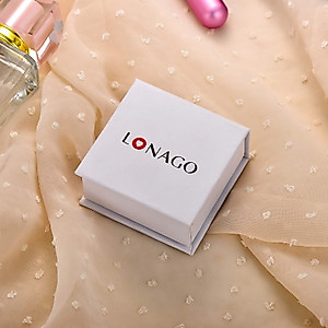 LONAGO Personalized Photo Charm for Women 925 Sterling Silver Heart Shaped Simulated Birthstone Bead Charm (October)