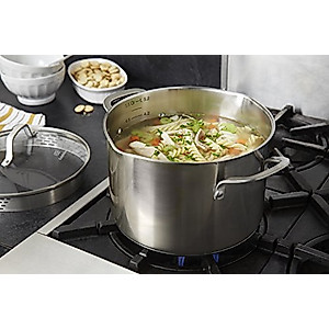 Calphalon Classic Stainless Steel Cookware, Stock Pot, 6-quart