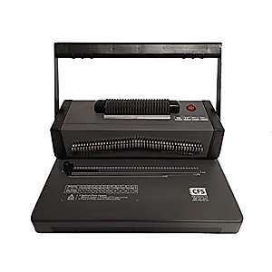 CFS Products - BetterBind Coil-It - Coil-Binding Machine with Electric Coil Inserter - Manual Binding Punch - Up to 20 Pages - 4:1 Pitch - for Personal, Home, School or Business Binding