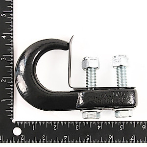 Red Hound Auto 4 Universal Recovery Tow Hooks for Compatible with Ford Dodge Chevrolet GMC Toyota Pickup Truck