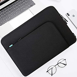 Lacdo Chromebook Case 11 Inch Laptop Sleeve for 11.6" Acer Samsung Dell Lenovo Chromebook ASUS L210 C202 / HP Stream, 11.6" MacBook Air, 13" Surface Pro 11th Copilot+PC/10/9/8/X/7 Computer Bag, Black