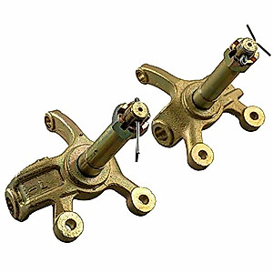 PanDair Upgraded 4 Stud Wheel Hub Front Steering Spindle Brake Disc Rotor,Front Steering Knuckle Hub Assembly for 125cc 150cc 200cc Quad Dirt Bike Go Kart Buggy 4 Wheeler ATV UTV DIY