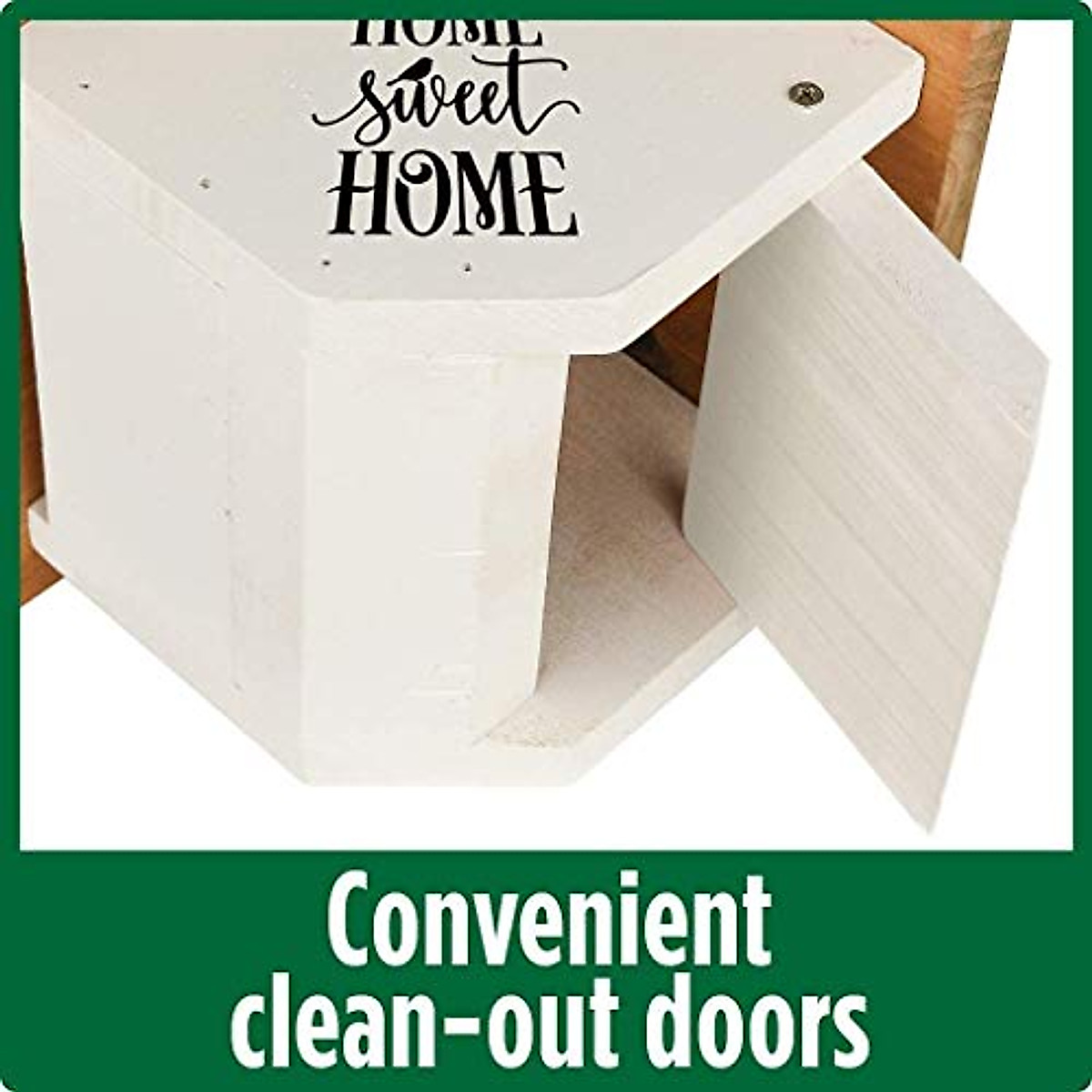 Wild Wings WWLH2-DECO Farmhouse Wren House, White