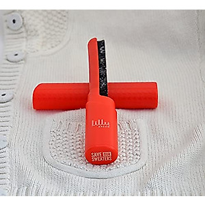 Lilly Brush Save Our Sweaters- Sweater Pill, Lint and Pet Hair Remover (Red)