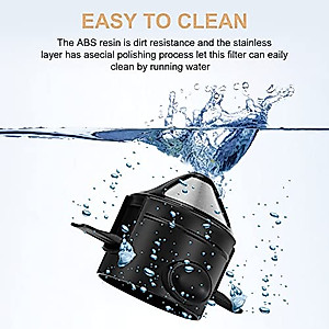 ACPhooo Pour Over Coffee Maker,Portable Stainless Steel Reusable Coffee Filter, Mini Collapsible Paperless Single Serve 1-2 Cup Coffee Dripper Cup Easy To Clean For Travel Camping Offices Backpacking