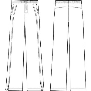 Natual Uniforms Women's Ultra Soft Modern Fit Drawstring Scrub Pant (Black, Large)