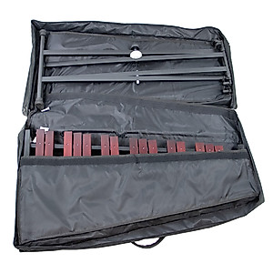 Gearlux 37-Key Wooden Xylophone with Mallets, Adjustable Stand, and Gig Bag