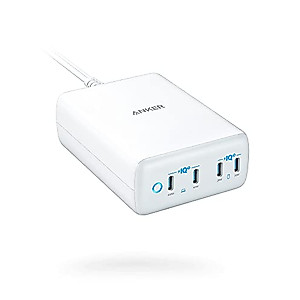 Anker USB C 120W, 547 Charger, PowerPort III 4-Port Charging Station for MacBook Pro/Air, iPhone 13/13 Mini / 13 Pro / 13 Pro Max / 12, Galaxy, Pixel 4/3, iPad, iPad Mini, and More