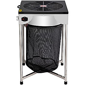 VEVOR Bud Leaf Trimmer, 18 inch Adjustable 3 Speed 110V, Electric Hydroponic Dry or Wet Plant Trimming Machine with Sharp Stainless Steel Blades, Twisted Spin Cut for Flowers, Leaves, Herbs