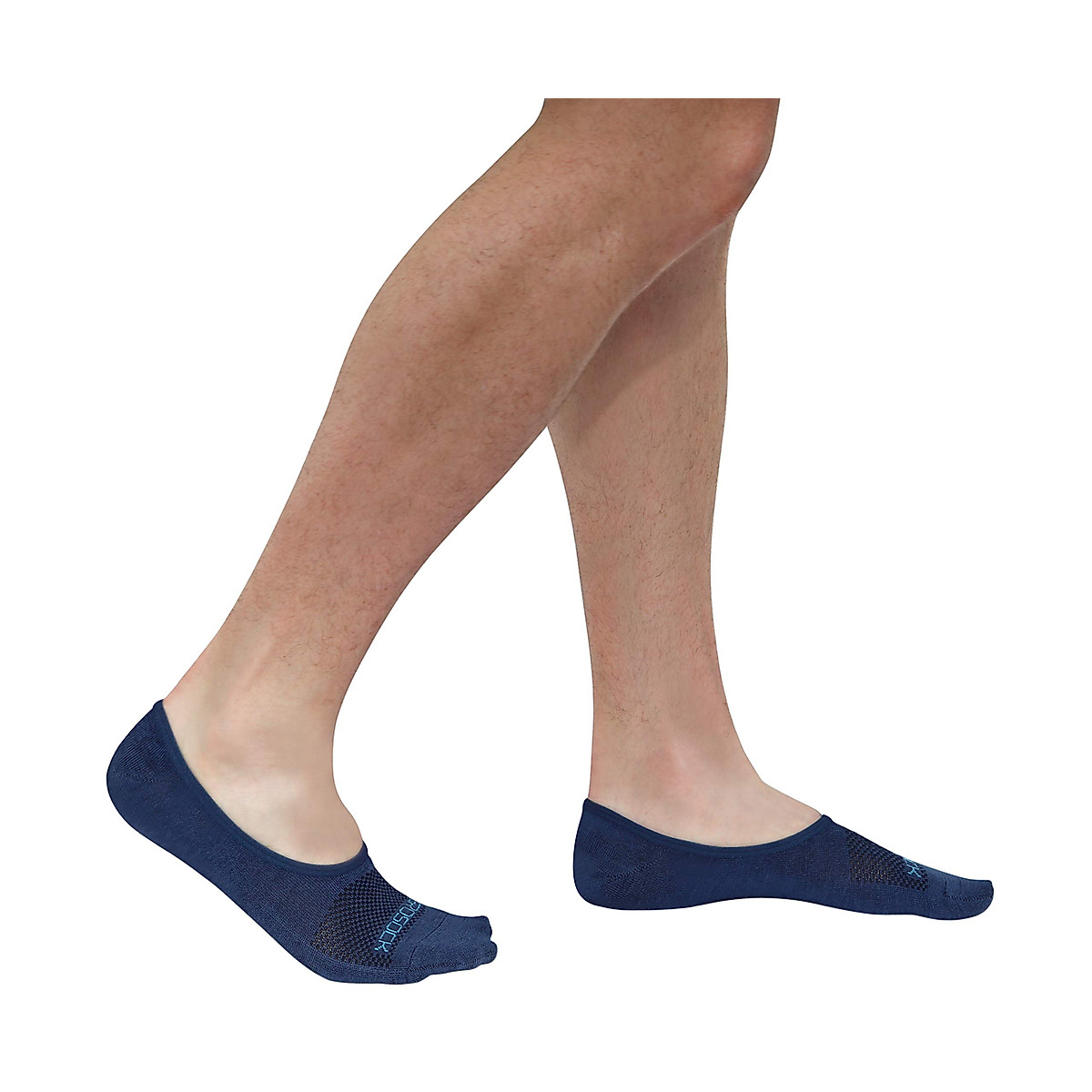 ZeroSock Bamboo Viscose Super Low Invisible Socks With Mesh Ventilation with Anti-Slip Gel Heel Grip (4 Pairs Per Box)
