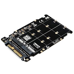 Timack M.2 NVME SSD(Key M) Key B SSD to U.2 SFF-8639 Adapter
