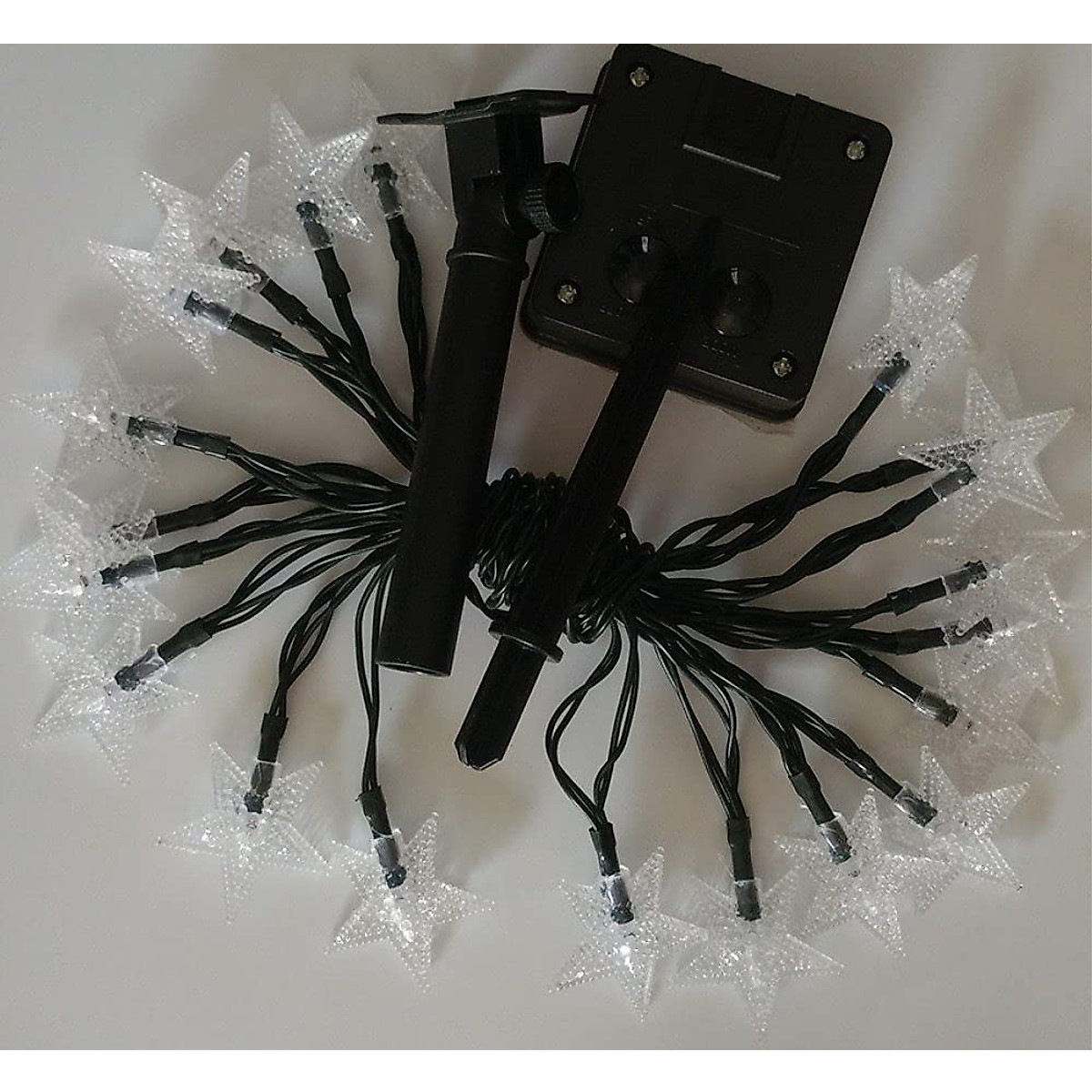 MaoTopCom Solar String Light 21ft 30 LED Fairy Star Garden Lights Outdoor String Lights Decorations for Outdoor, Home, Lawn, Wedding, Patio, Party and Holiday