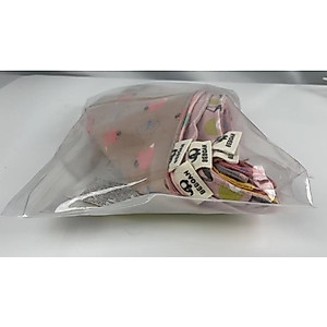 BEBOAN Baby Bandana Drool Bibs, 10-Pack Newborn Bibs for Toddler Girls Drooling Teething, 100% Organic Cotton Soft and Absorbent Baby Bibs, Adjustable Size (Girl)