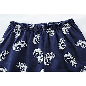 Boys Pajamas Monster Machines Little Kids Pjs Short Sleeve Toddler Jammies Children Sleepwear 4T