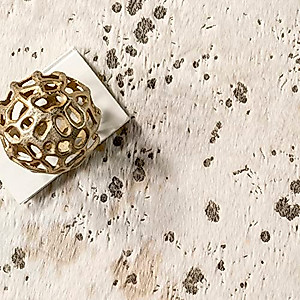 NuLOOM Iraida Contemporary Faux Cowhide Area Rug, 3' 10" x 5', Off-white