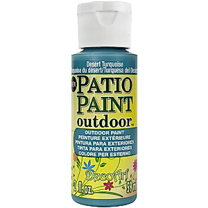 DecoArt DCP79-3 Patio Paint, 2-Ounce, Desert Turquoise