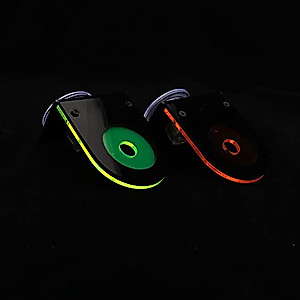 Fluorescent Green Coral Frag Holder Acrylic Coral Rack with Powerful Suction Cup and Placstic Screws Suitable for Household Fish Tanks (2pcs 1 Plug Hole Green+Orange)