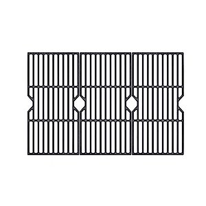 SHINESTAR 16 7/8 Inch Grill Grates Replacement for Thermos, Charbroil 463436215, 463432215, 461442114, 463420508, 463436214, Master Chef, Backyard Gas Grill Parts, Heavy Duty Cast-Iron, 3-Pack