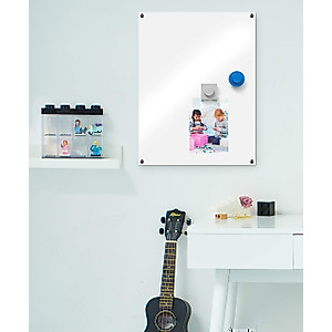 Room Copenhagen, Lego Magnet Set - 2 Piece Fridge, Whiteboard Magnets - Bright Yellow (40101732)
