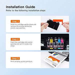 E-Z Ink (TM Compatible Ink Cartridge Replacement for Canon 281 281XXL CLI-281XXL CLI-281 XXL Compatible with PIXMA TR7520 TR8520 TS6120 TS6220 TS6320 TS8120 TS9120 TS9521C TS702 Printer (4 Black)