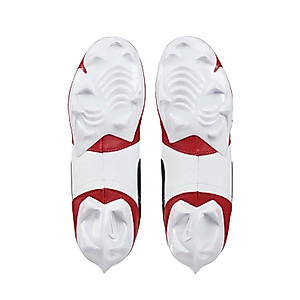 Nike Men's Cleats, White Black Variants Red, 9.5