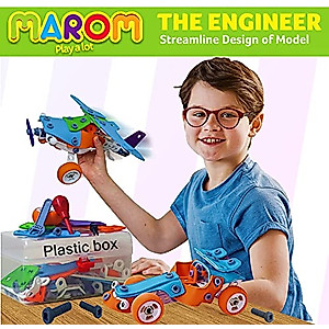Building Toys STEM Toys for 6 7 8 9 10 Year Old Boys Gifts Educational Building Toys for Boys Age 6-8 Year Old Boy Best Birthday Toys for Kids 5-7 Building Toys for Boys 8-12 Engineering Building Kit