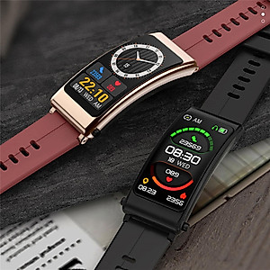 2023 New Upgrade Sports Smartwatch with Wireless Earphones 2 in 1 Ultrathin 1.14inch IPS Touch-Screen Ipx6 Waterproof Multi Sport Mode Bv5.2 Compatible with iOS & Android for Sports (Rose Gold)