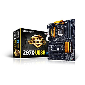 Gigabyte ATX DDR3 LGA 1150 SATA DIMM 6Gb/s Motherboard (GA-Z97X-UD3H)