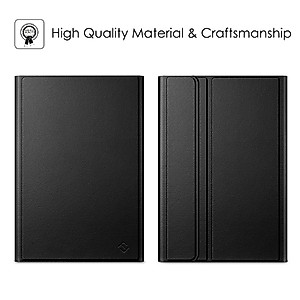 FINTIE Keyboard Case for Samsung Galaxy Tab A 8.4 2020 Model SM-T307, Slim Shell Lightweight Stand Cover with Detachable Wireless Bluetooth Keyboard, Black